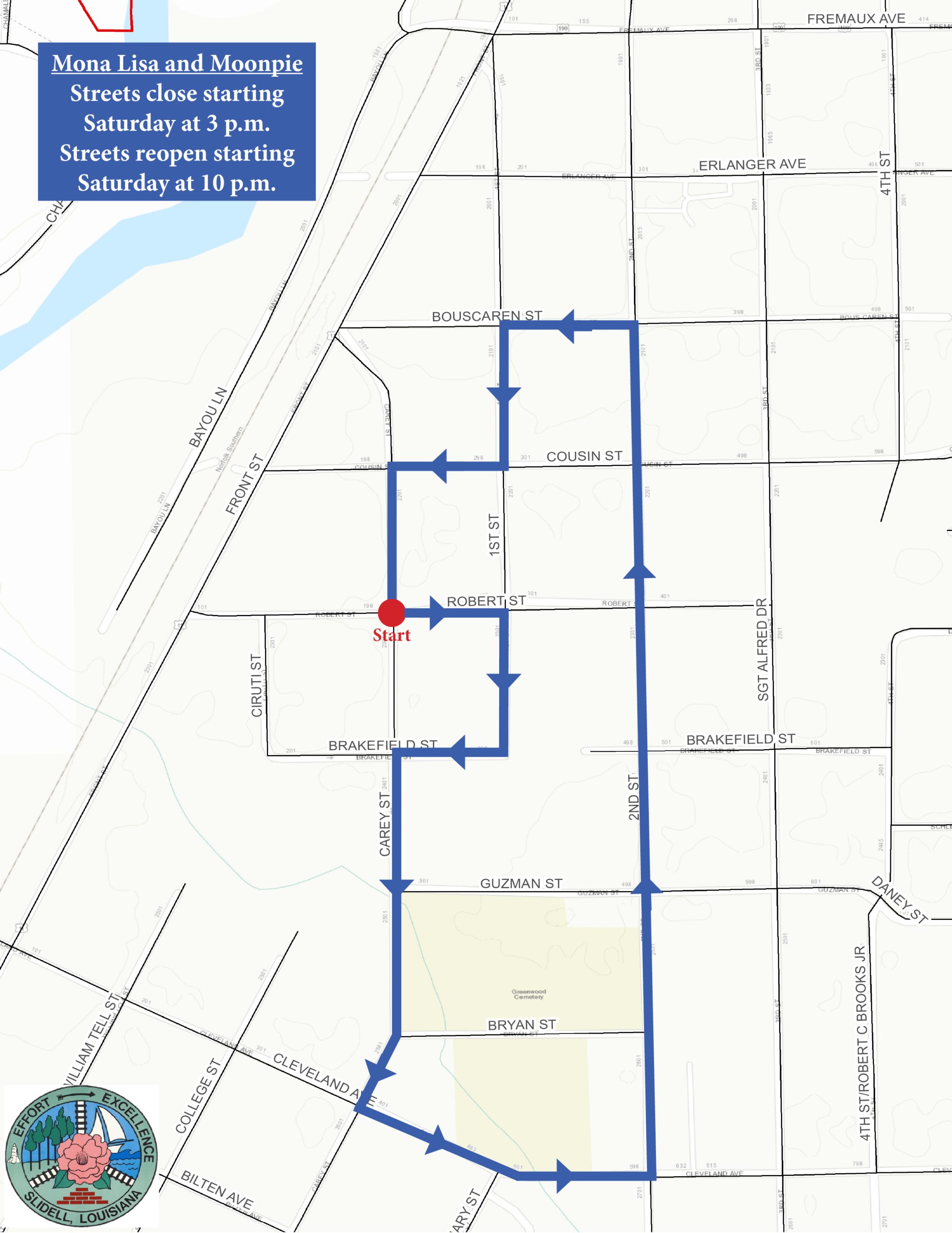 Olde Towne Sidell Event Street Closures, Oct. 28 - 30 - The City of ...
