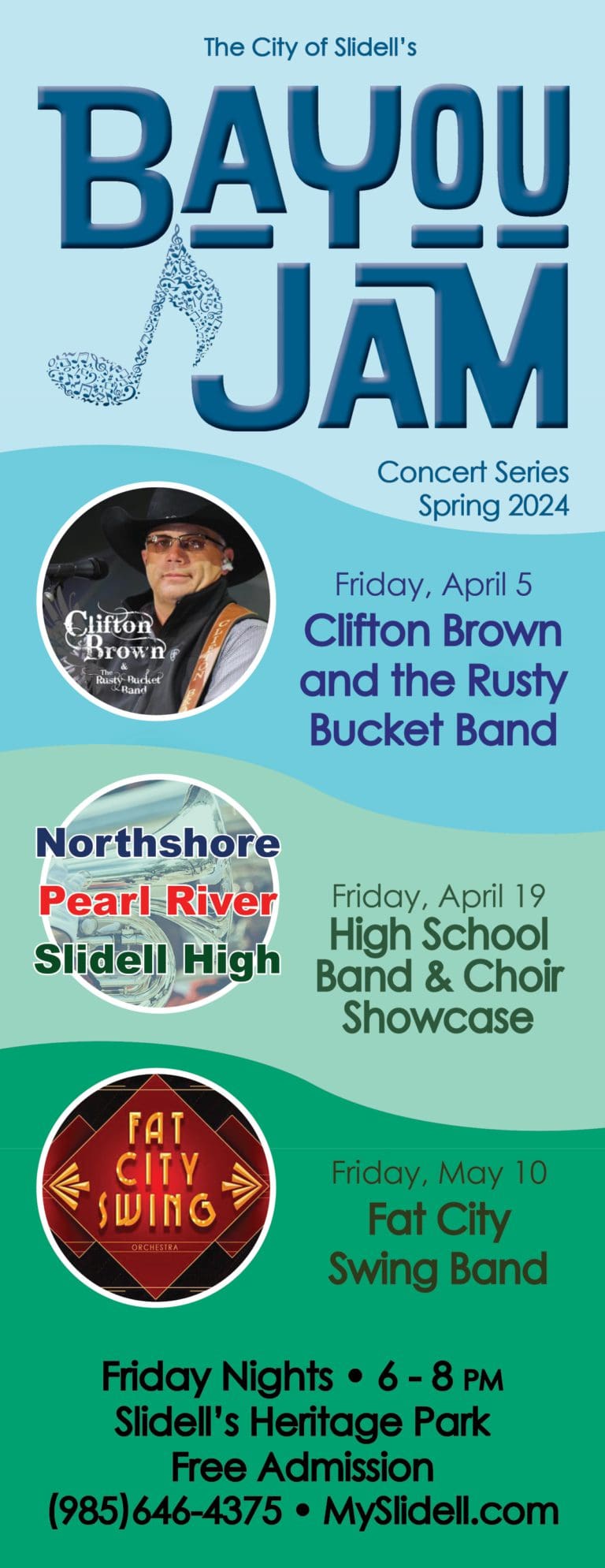 Bayou Jam goes country - Clifton Brown and the Rusty Bucket band play ...