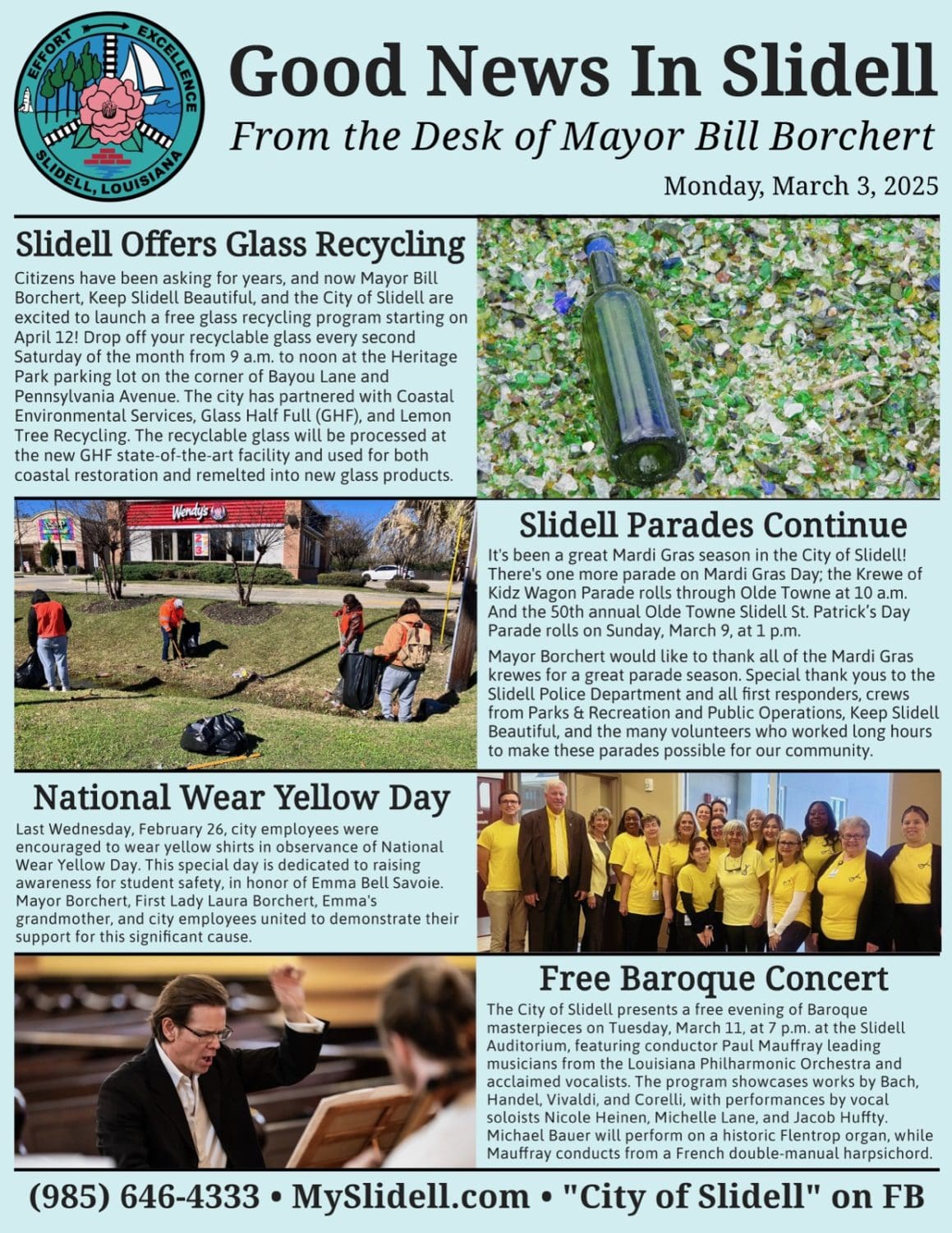 Good News in Slidell - March 3, 2025 - The City of Slidell, Louisiana